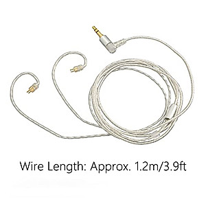 Replacement Audio Cable Extension Cord for for 1964 UE3X UE18 W4R UM3X, for KZ AS10 ZST ZS3, for Revonext QT2 QT3, for RX8 BQEYZ KC2 KB1, Headphone Upgrade Cable