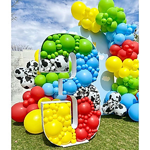 NISOCY Yellow Latex Balloon Arch Kit, 102PCS 18In 12In 10In 5In Yellow Balloons Arch Garland for Birthday, Baby Shower, Wedding, Sunflower, Honeybee Lemon,Yellow Theme Decoration with 33ft Ribbon