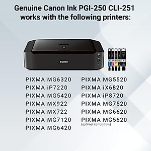 Canon PGI-250/ CLI-251 5 Color Amazon Pack