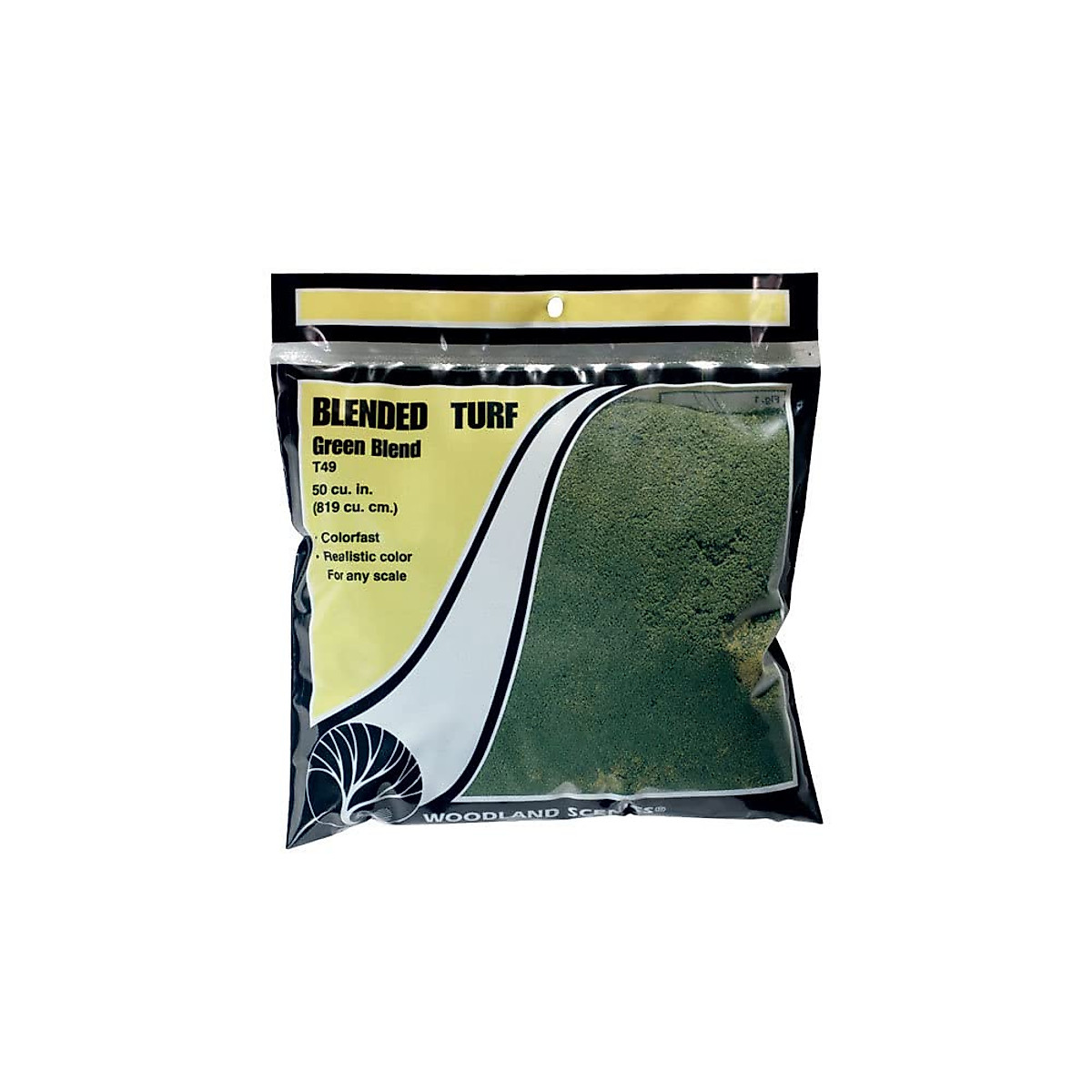 Green Blend Blended Turf in a 12 oz.Bag Woodland Scenics