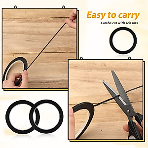 2 Rolls Violin Tape Fingerboard, 216 ft/66m Cello Tape Instrument Fingering Tape Violin Tape for Beginners Fretboard Orchestral Instruments (Black)