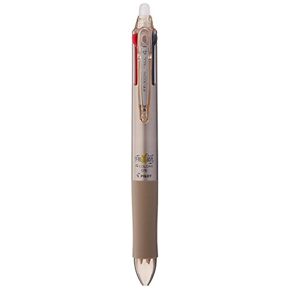 PILOT Frixion 4 Color Ballpoint Pen, Champagne Gold Body (LKFB-80EF-CGD)