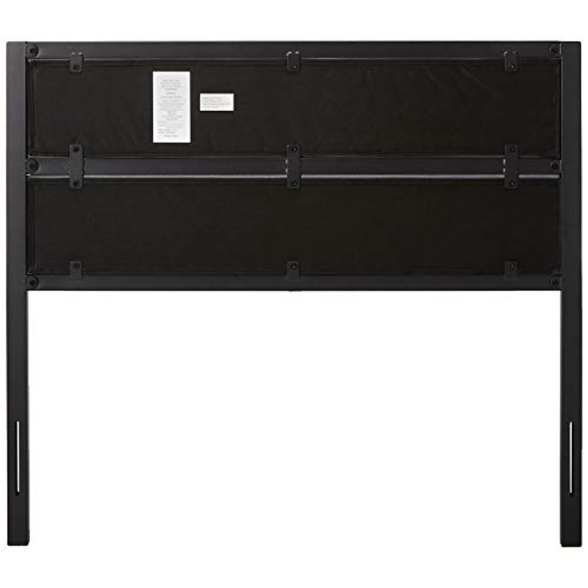 Zinus Jessica Modern Studio Upholstered Metal Headboard, Full