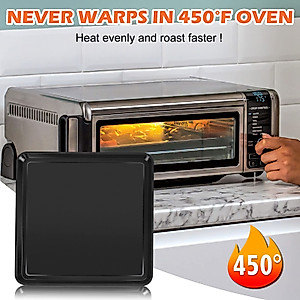 13" × 13" Baking Sheets for Oven, Nonstick Baking Pan for Ninja SP100, SP101, SP1001C, SP201 Foodi Air Fry Oven, Replacement Sheet Pan for Foodi 8-in-1 Air Fry Oven