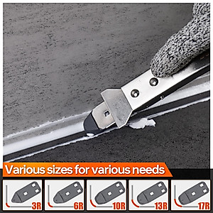 THINKWORK Caulk Gun, Smooth Caulking Gun, Caulking Tool Kit, Silicone Gun, Hand Caulking Guns for Bathroom, Kitchen, Floor, Window, Sink Joint, Frames Seal