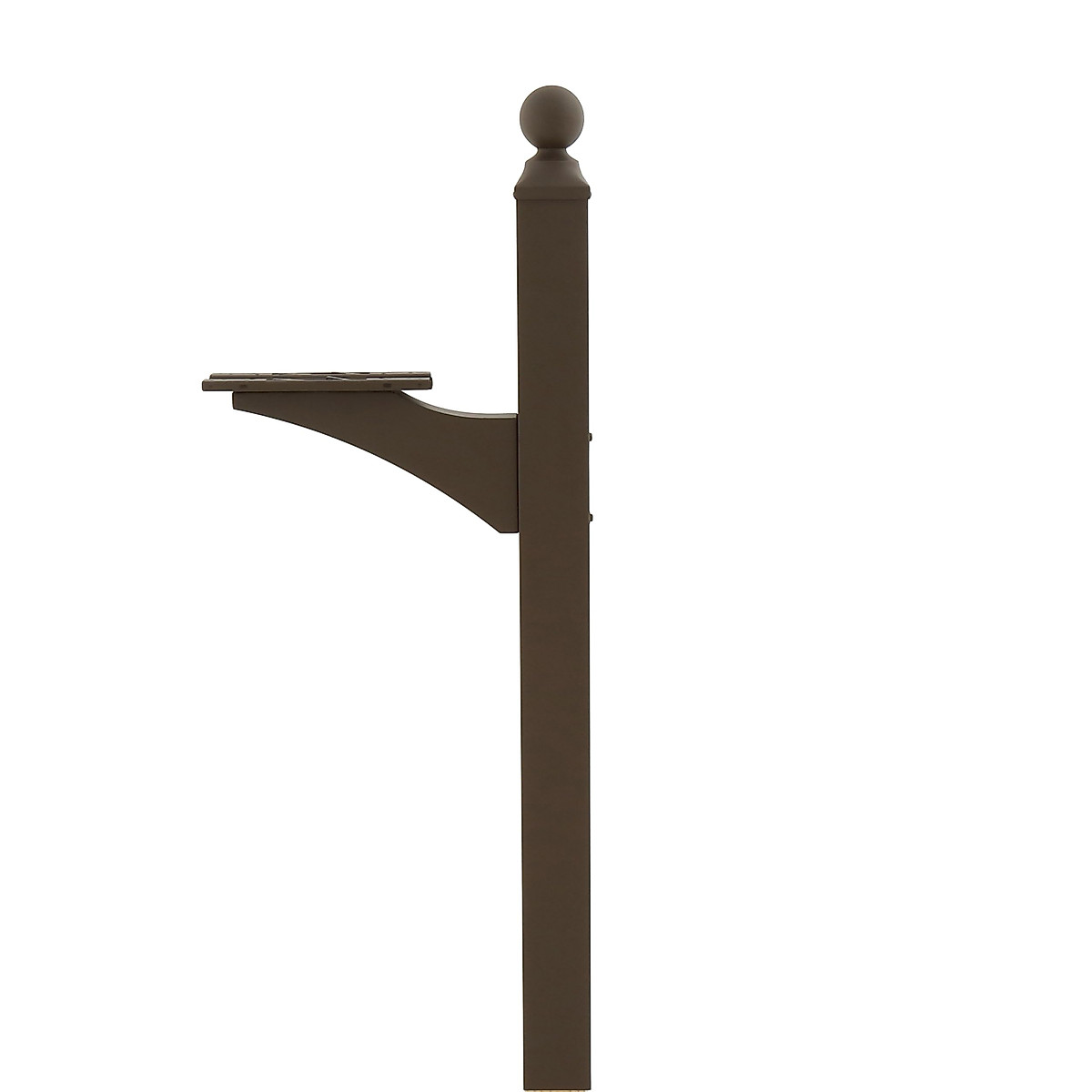 Architectural Mailboxes Landover Aluminum Mailbox Post, Venetian Bronze