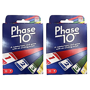 Mattel Phase 10 Card Game - 2 Pack