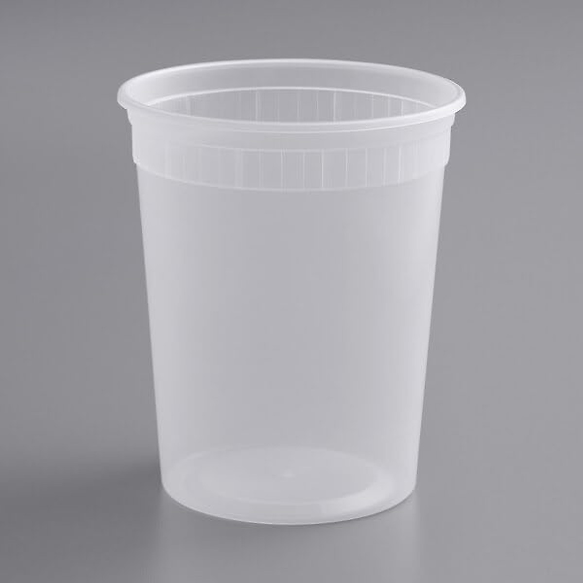 Generic 25ct - 32 oz. Microwavable Translucent Plastic Deli Container (Lid Not Included)