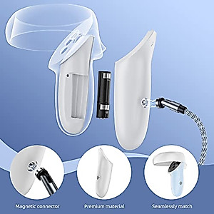 All-in-One Magnetic Charging Kit for Oculus Quest 2, 2000mAh Rechargeable Battery, Substitute for Oculus Quest 2 Charging Dock, 6ft Compatible Oculus Quest 2 Charging Cable for Meta Quest 2 Accessory