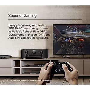 Marantz 8K UHD AVR SR5015 - 7.2 Ch (2020 Model) - Dolby Virtual Height Elevation with Built-in HEOS and Alexa Compatibility - Bluetooth Streaming & Home Automation