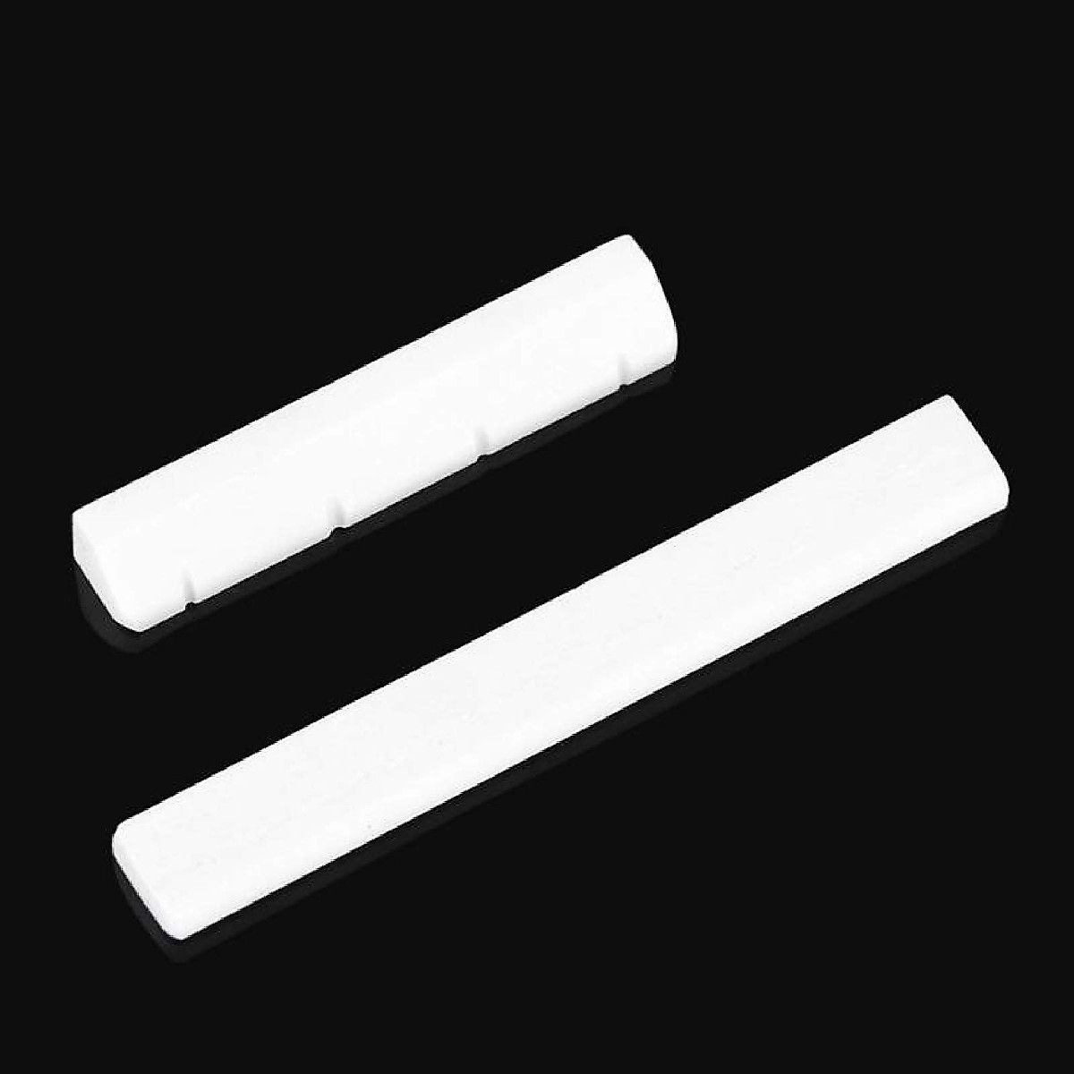 Miwayer Ukulele Real Bone 53mm Bridge Saddle & 35mm Nut for 4 String Ukulele-Regula