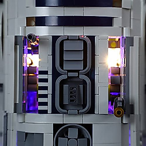 LIGHTAILING Light Set for R2-D2 75308 Collectible Building Toy Building Blocks Model - Led Light kit Compatible with Lego 75308 - Not Include The Model