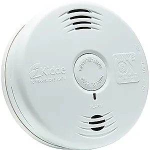 Kidde Smoke Detector, 10-Year Battery, Photoelectric Sensor Smoke Alarm