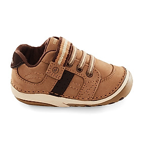 Stride Rite Baby Boys SRT SM Artie Athletic Sneaker, Tan, 3 Infant