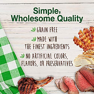 Nylabone Healthy Edibles Farm Friends Grain Free Dog Treats Beef, Chicken, Bacon, & Lamb Large/Giant (2 Count)