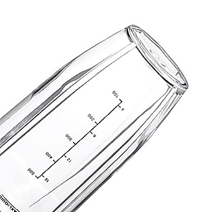 Replacement Blender Cup with Lid (2 Pack) 24 Oz Cups For Ninja Auto iQ BL480 BL482 BL642 NN102 BL682 BL450 BN751 BN801 Foodi SS351 SS401 Ninja Blender Auto iQ Blade