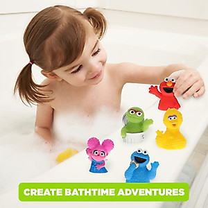 Sesame Street 10 Piece Finger Puppet Set - Party Favors, Educational, Bath Toys, Floating Pool Toys, Beach Toys, Finger Toys, Playtime