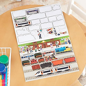 Melissa & Doug Reusable Sticker Pad: Vehicles - 165+ Reusable Stickers - FSC Certified