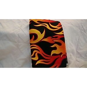 Gallant Hand Gamers Gear Black Flames Dice Bag