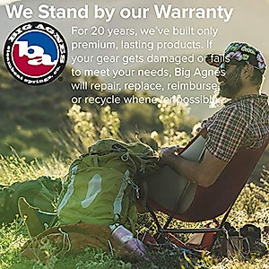 Big Agnes Mica Basin Chair- Ultralight, Portable Chair for Camping and Backpacking, Asphalt/Gray