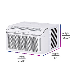 GE PROFILE PHC08LY Window Air Conditioner, 8300 BTU, White