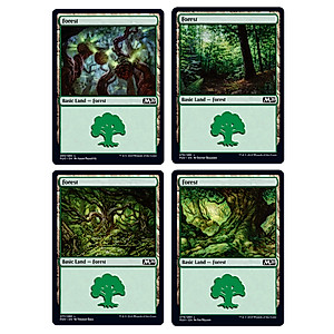 Magic The Gathering Core Set Land Station (400 Cards) , Black, 13+ years
