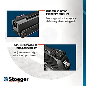 Stoeger S4000-E Airgun & XP4 Pistol Combo - .177 Caliber - Black Synthetic with Fiber-Optic Sights and 4 x 32 Scope