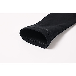 Baby Girls Black Dress Tutu Long Sleeves Ruffle Tulle 9-48m (24-36m, Black)