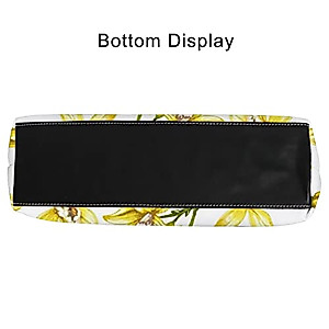 Fashion Tote Handbags Women's Soft Tote Shoulder Bag for Women Work Shopping Top Handle Satchel Bags, 15.8×4×15.4 inches,Narcissu