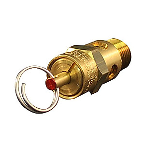 Milton 1090-200 1/4" MNPT ASME Safety Valve - 200 PSI Pop off Pressure