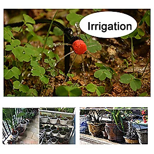 Furnrubden 1/4 Inch Drip Irrigation Tubing, 100Ft Blank Garden Automatic 1/4" Watering Tube Line Watering Drip Kit for Small Garden Irrigation System