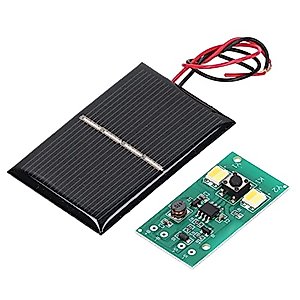 Solar Light Controller Board, Solar Light Control Panel Constant Current Drive with High Drive Efficiency 1.2V Charging Protection for Garden