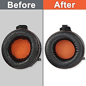 SOULWIT Ear Pads Cushions Replacement, Earpads for SteelSeries Siberia 800 (X800, P800), Siberia 840, SteelSeries H, 9H Gaming Headset, with Softer Protein Leather - Black
