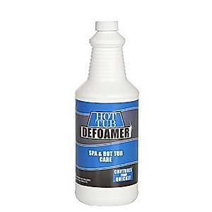 Spa & Hot Tub Defoamer - Quart - Quickly Removes Foam Without The Use of Harsh Chemicals, Eco-Friendly Safe Silicone Emulsion Formula - Concentrate