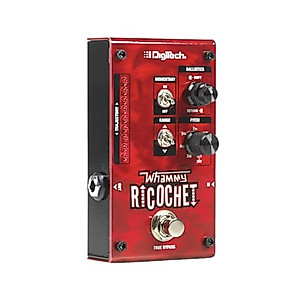 DigiTech Mini Pitch Acoustic Guitar Effect Pedal, Red (Whammy Ricochet)