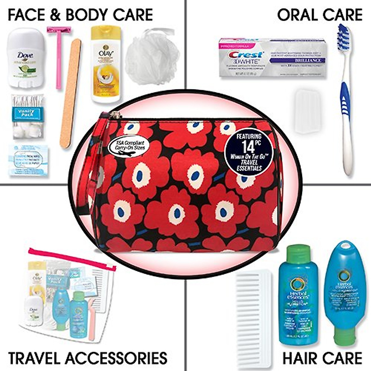 Travel Kit for Woman on The Go.