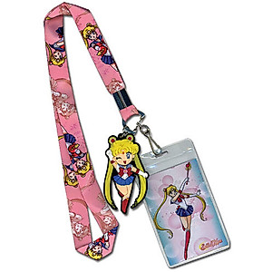 Great Eastern GE-37603 Sailor Moon Pink Lanyard ,5"