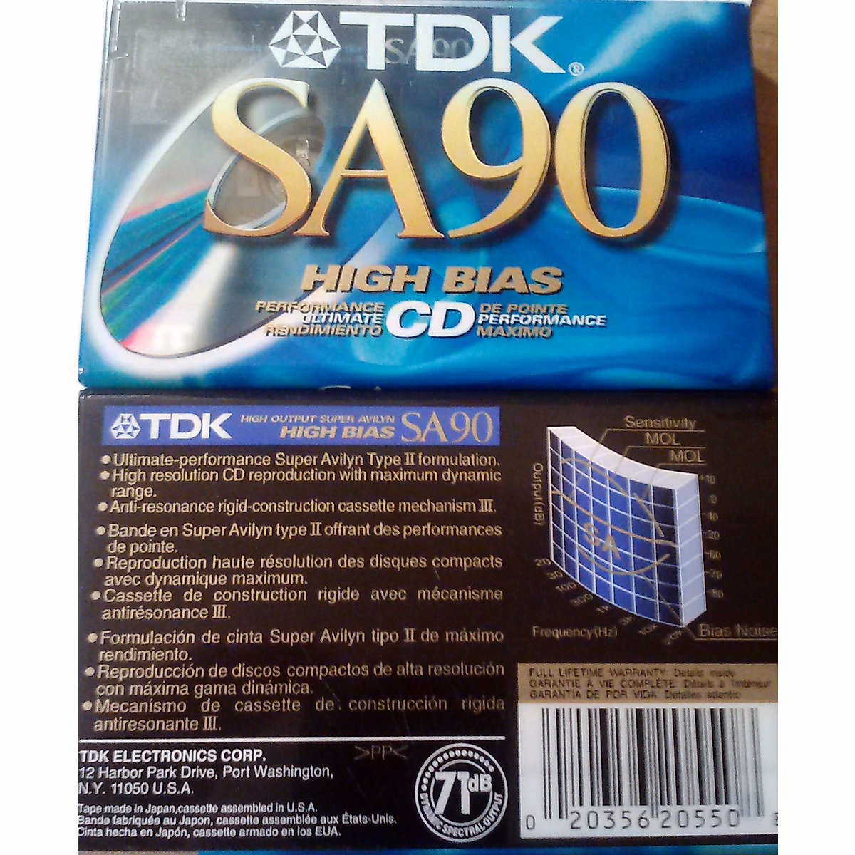 TDK SA90 High Bias Tape - 2 Pack
