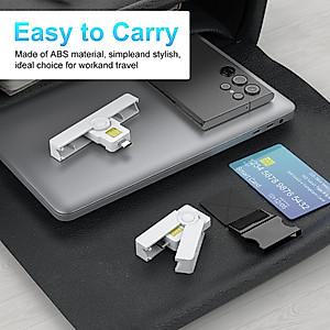 USB C CAC Reader Military, Smart Card Reader DOD Military USB Common Access CAC, Mini Fold ID, Debit, Credit Card Reader Compatible with Windows, Mac OS, Linux, Android Phone(Type C)
