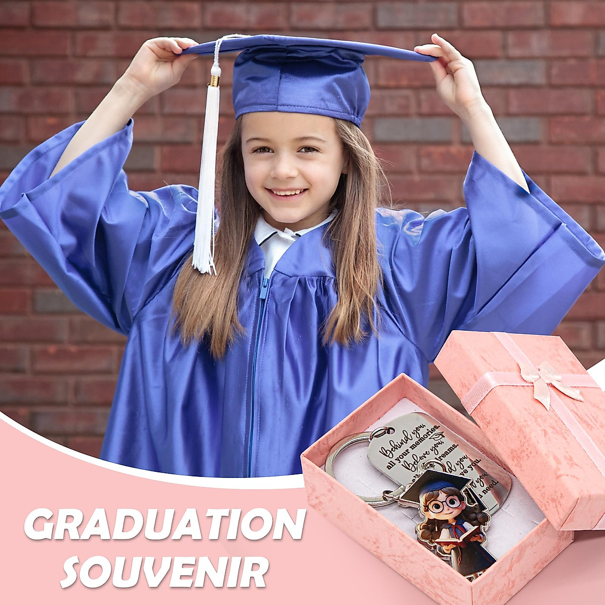 sewrung Class Of 2024 Graduation Gifts - Keychain for Her Seniors Students Masters Nurses Students College High Student (Girls)