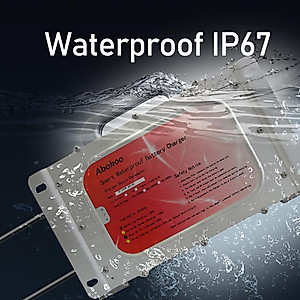 Abakoo 48V 15A RXV Golf Cart Battery Charger for Ez-Go EZgo TXT, with RXV Plug 3 Prong Connector, IP67 Waterproof