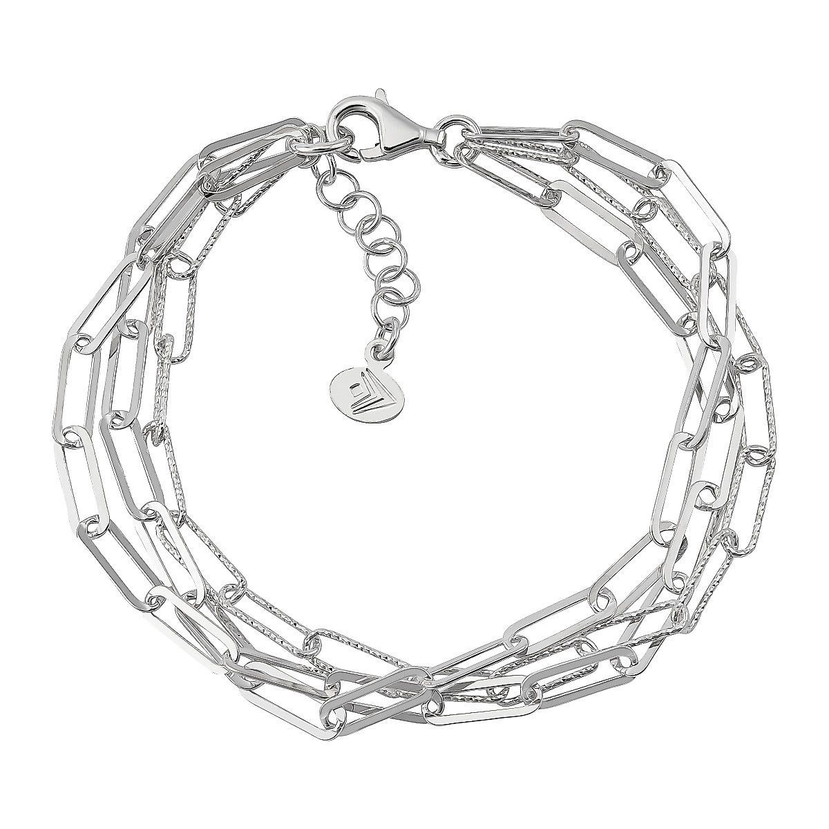 Silpada 'Graffetta' Chain Bracelet in Sterling Silver, 7" + 1"