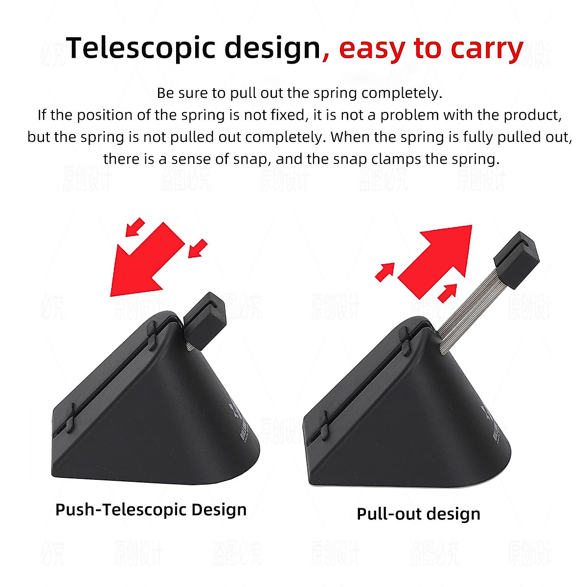 Sisyphy Gaming Mouse Bungee, Mouse Cord Holder and Cable Management Device (Primium Version 360g, Black)