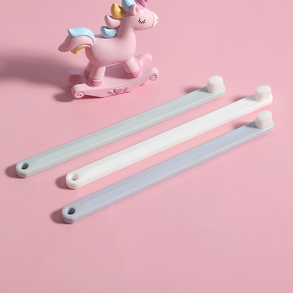 JGocot 3Pack Small Dog Toothbrushes,Cat Toothbrush,Soft Micro Nano Bristle for Sensitive Gum&Teeth Toothbrush for Dog Teeth Cleaning&Dog Dental Care Pet Toothbrush Kit for Puppy&Kitten