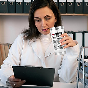 Gifts for Wife from Husband, Wife Gifts, I Am Not Spoiled My Husband Just Loves Me Tumbler Cup 20 Oz, Anniversary Wedding, Wife Birthday Gift Ideas, Mothers Day