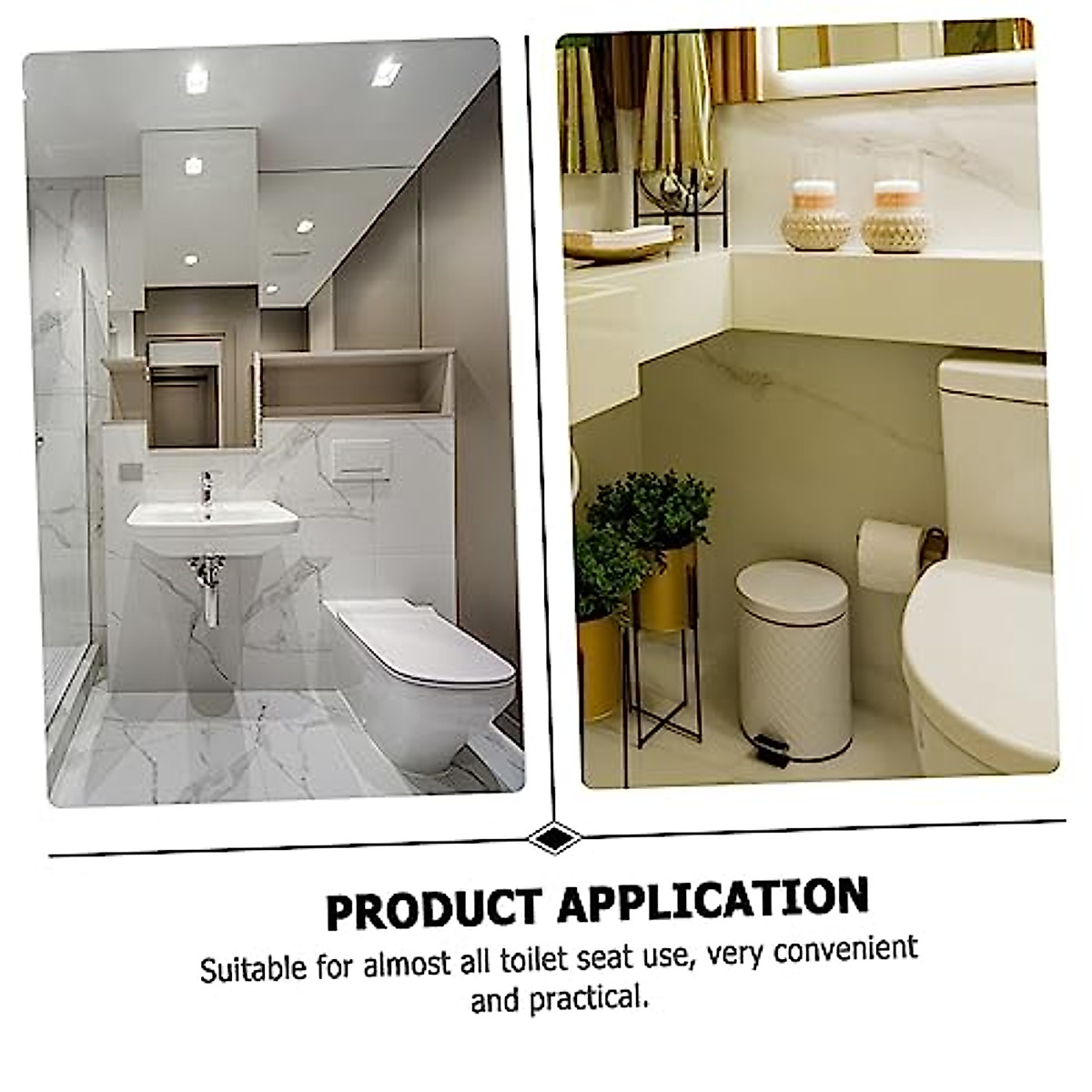 Angoily 4 Pcs Toilet Tank Screw Toilet Cover Nuts Toilet Hinges Screws Toilet Cover Screw Replacement Toilet Fixing Screws Closestool Accessories Toilet Screws M8 Rubber Toilet Lid Bolt