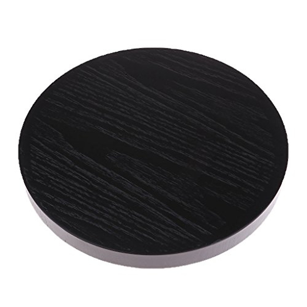 LoveinDIY GZYF Wooden Tray Tray Decorative Plate Decoration Tray Decoration Accessories for Model Kit, Black, 24x2cm