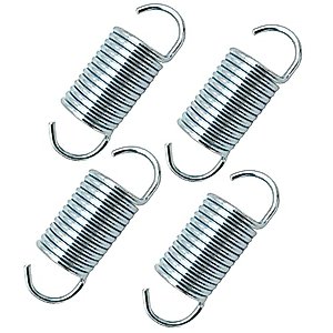 Souldershop 2inch Replacement Recliner Chair Spring Mechanism Furniture Bed Tension Springs Short Neck Style [1.8'' Inside Hook to Hook] (Pack of 4)