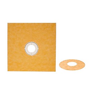 Schluter Kerdi Prefabricated Sloped Shower Tray - Waterproof, Ready to Tile - Lightweight Polystyrene, 48" Length, 48" Width, Center Outlet Position - KST1220BF