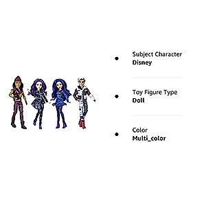 Disney Descendants 3 Isle of The Lost Collection 4 Pack Dolls